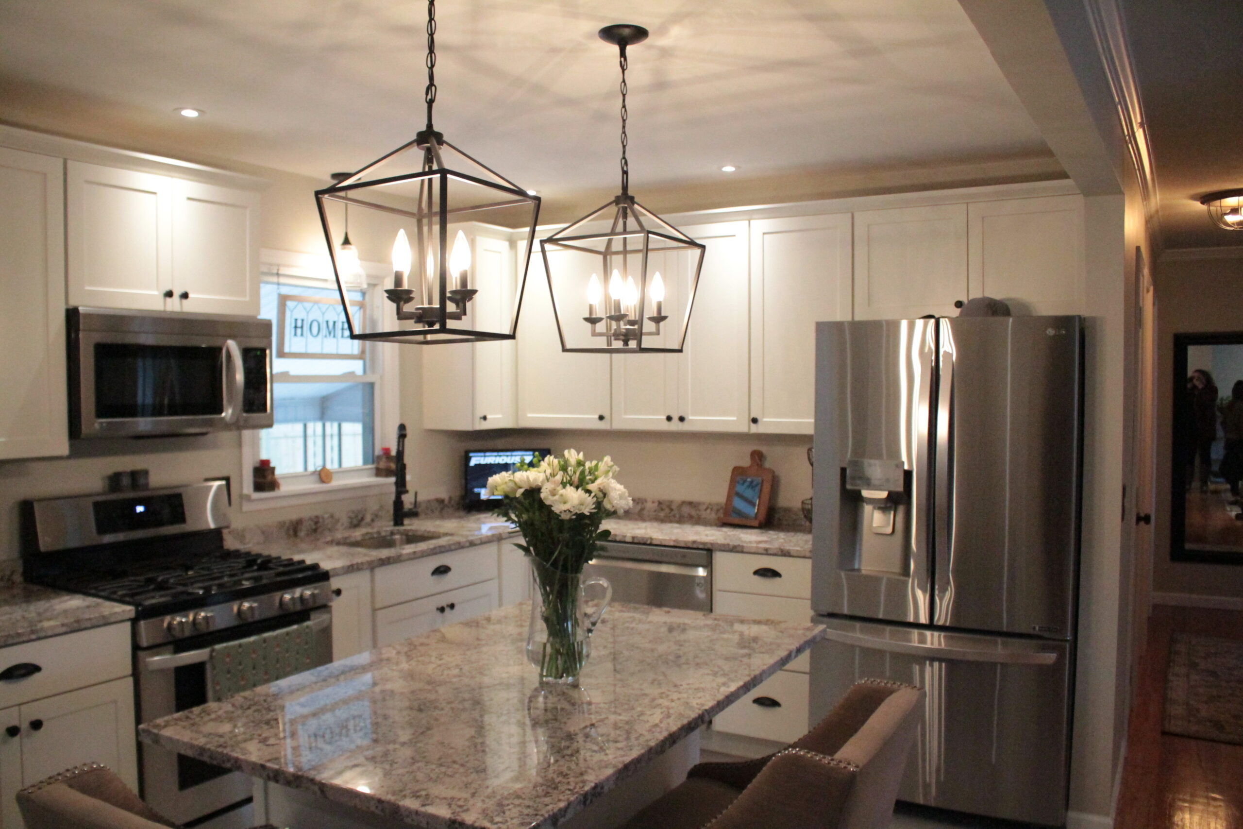 Featured Project: New Surfaces In Ganache Granite | IVO Cabinets ...